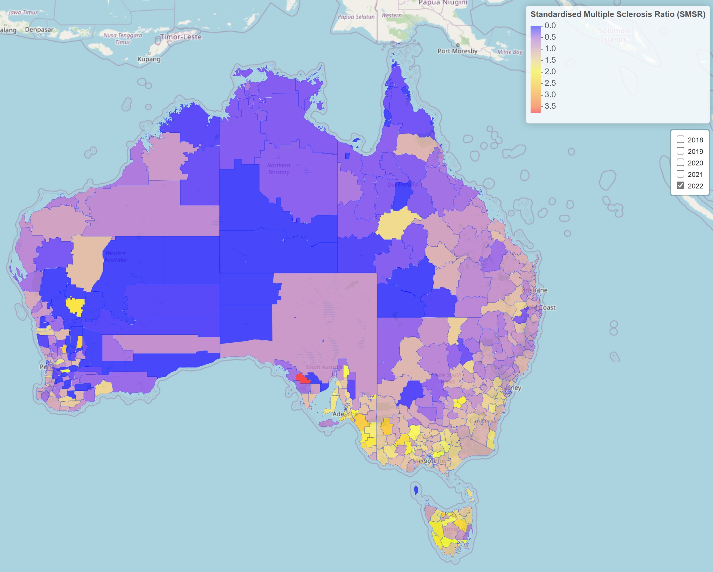 Multiple Sclerosis Choropleth Maps | Multiple_Sclerosis_Choropleth_Maps